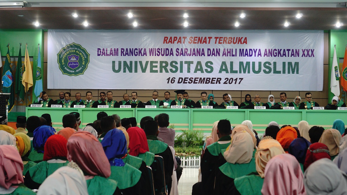 Wisuda Sarjana dan Ahli Madya Angkatan XXX Digelar di Umuslim – Universitas Almuslim